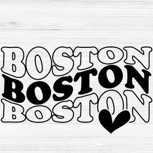 Boston SVG PNG PDF, Boston Shirt Cut File, Digital Download ...