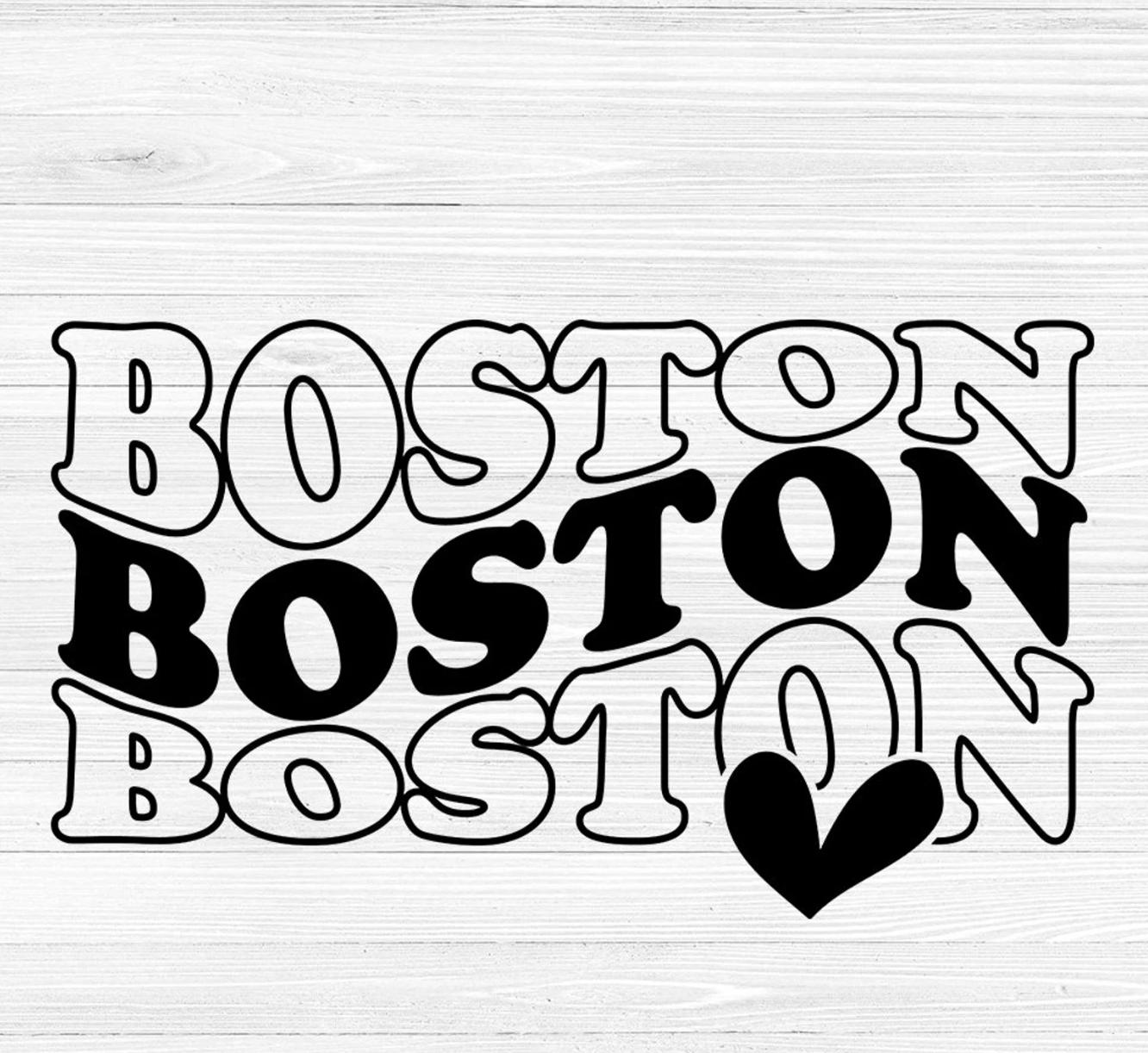 Boston SVG PNG PDF, Boston Shirt Cut File, Digital Download ...