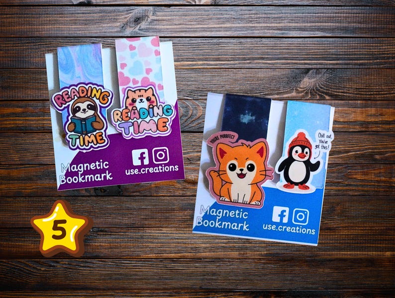 Affirmation Magnetic Bookmark: Funny Positive Quote for Book Lovers ...