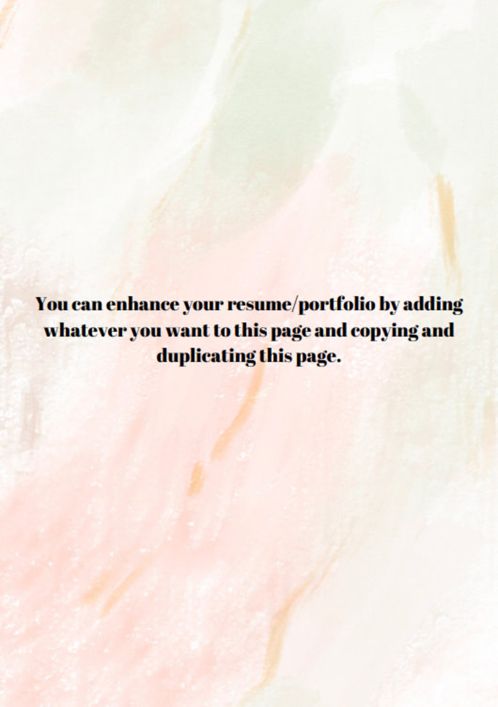 You Can Find Digital Designs for Your CV, Portfolio and Plans That ...