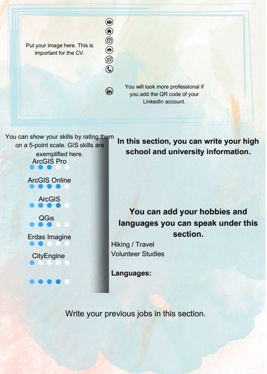 You Can Find Digital Designs for Your CV, Portfolio and Plans That ...