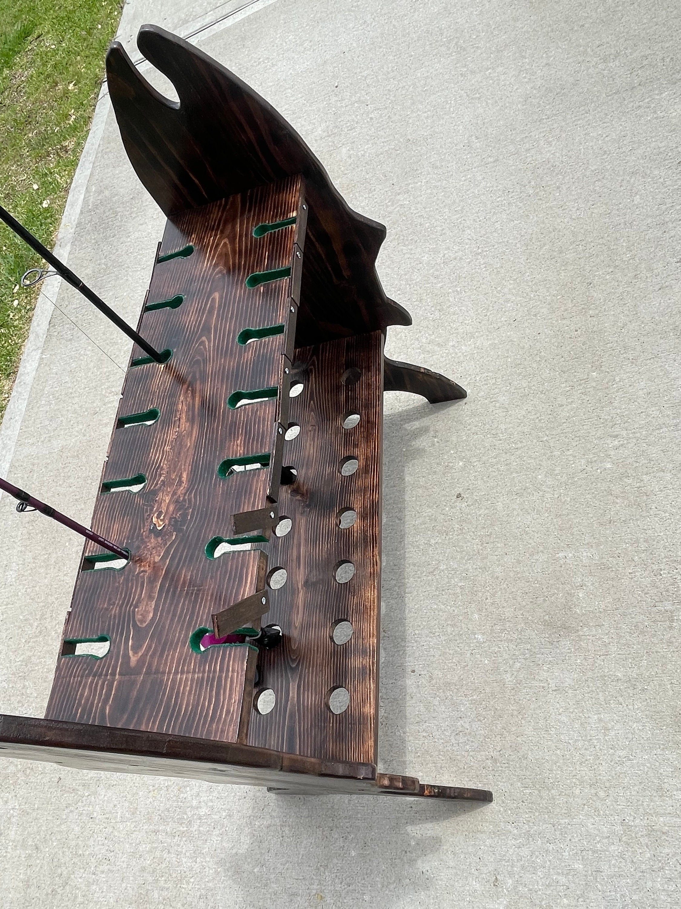 Fishing Pole Rack - Etsy