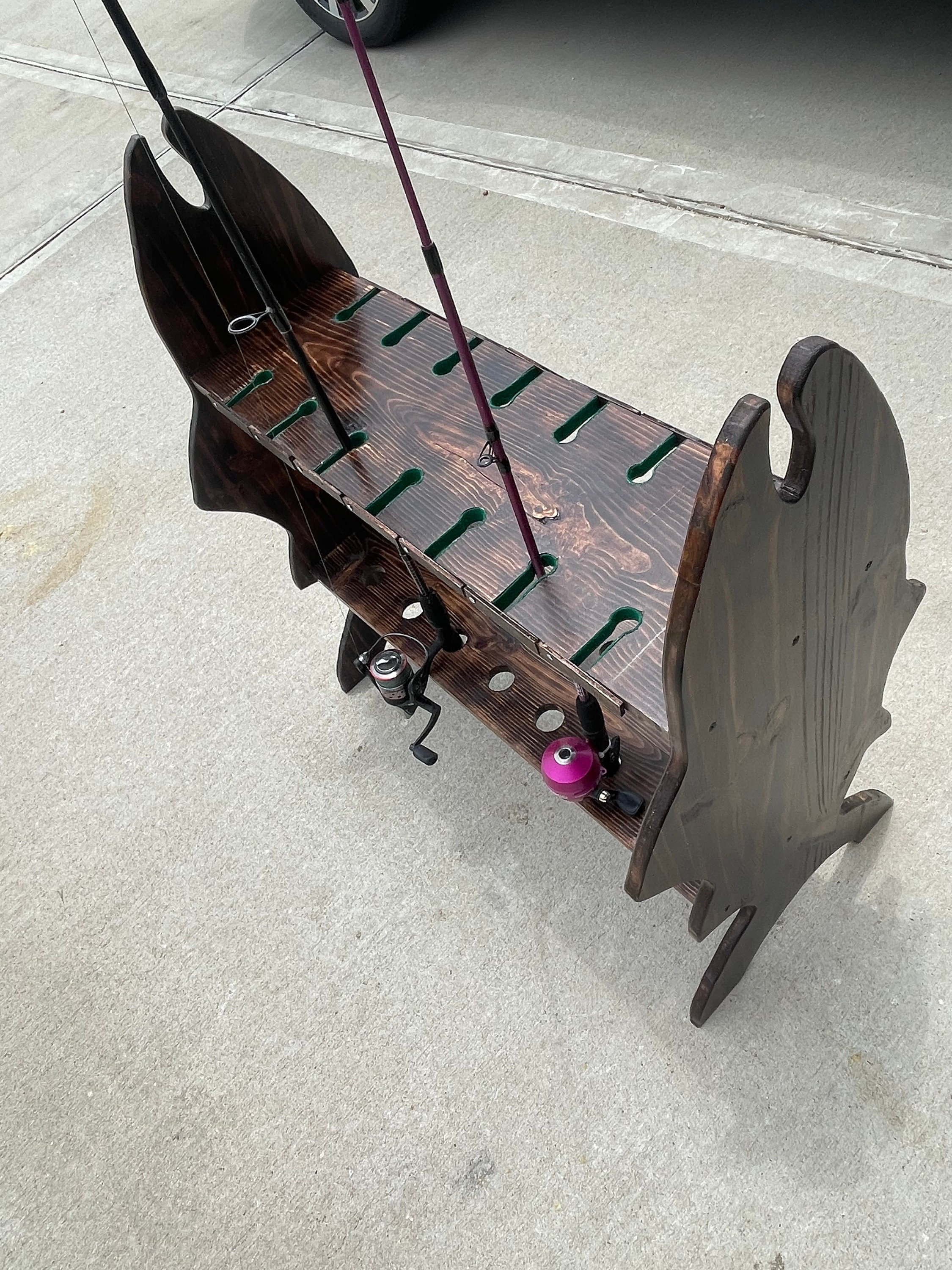 Fishing Pole Rack - Etsy