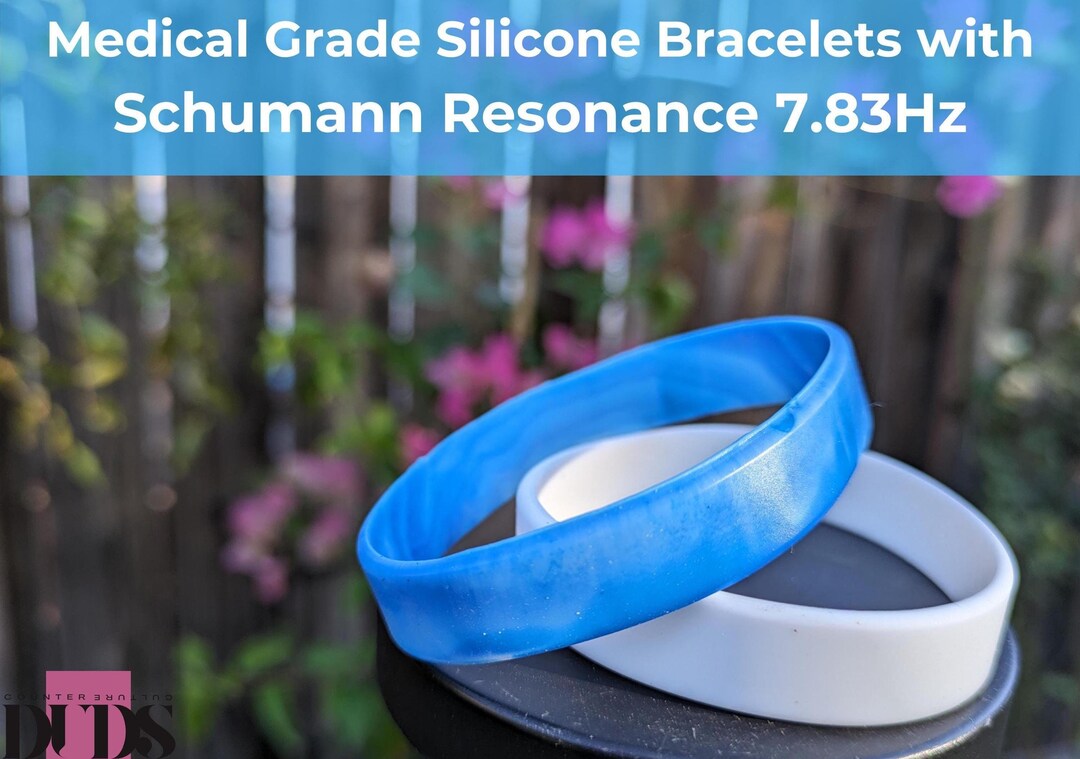 Boy's Grounding Silicone Bracelet, Schumann Resonance Hand Band, 7.83 ...