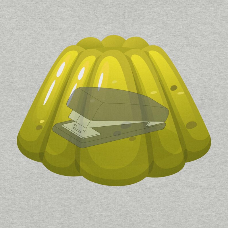 Stapler in Jello Prank Shirt, Funny Jim Halpert Practical Joke T-shirt ...