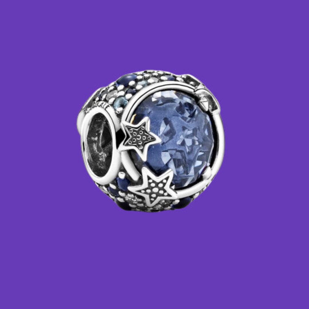 Pandora Celestial Blue Sparkling Stars 799209C01 S925 ALE Sterling ...