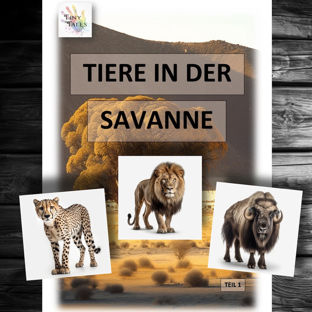 Savannah Animals Part 1 Animal Pictures Animals Savannah Montessori ...