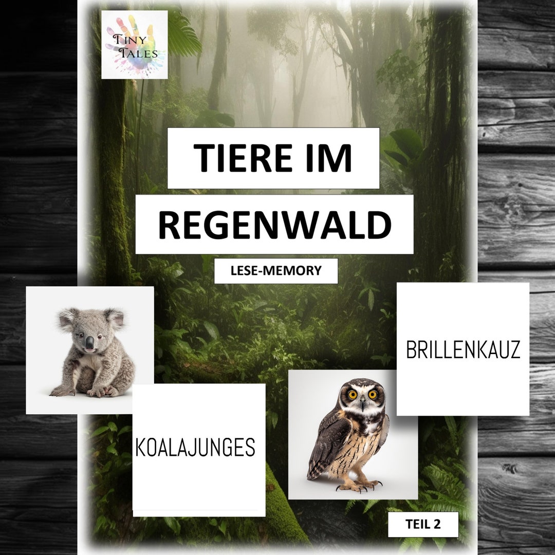 Memory Rainforest Part 2 Reading Letters Words Learning Practice ...