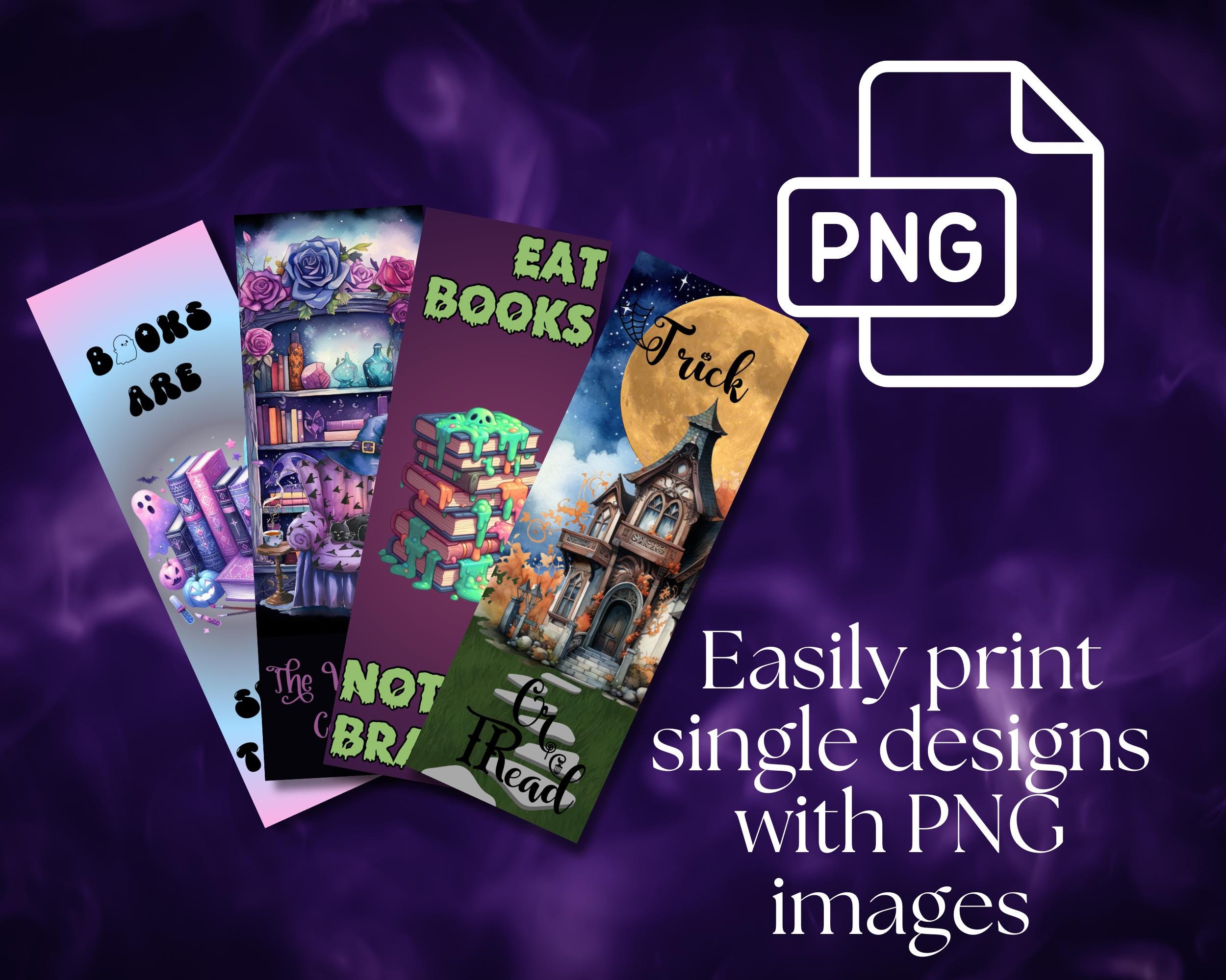 Printable Halloween Bookmarks | Fall Bookmarks | Clever Bookmarks | Fun ...