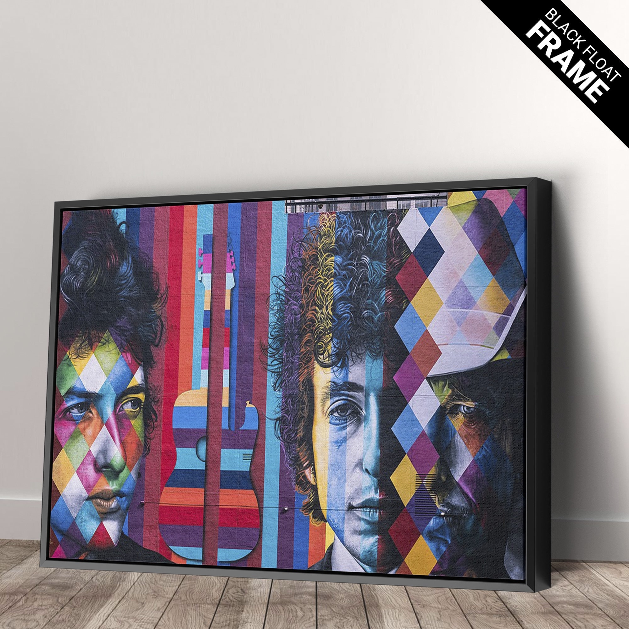 Bob Dylan Mural Minneapolis Canvas Wall Art Print. High Quality Free ...