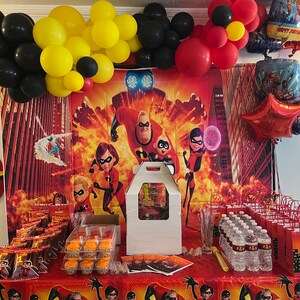 The Incredibles Custom Party Favors - Etsy