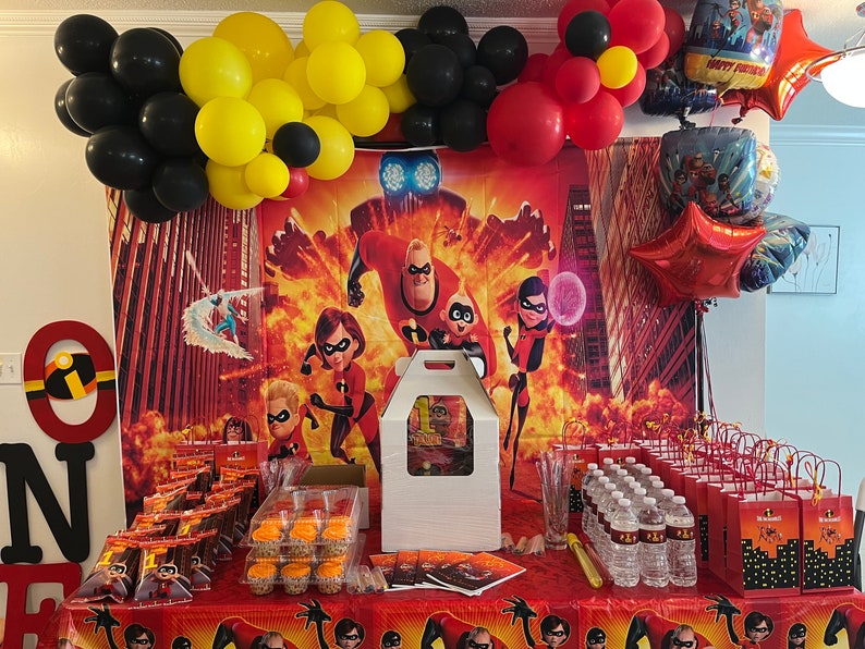 The Incredibles Custom Party Favors - Etsy