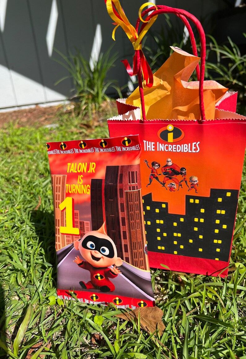 The Incredibles Custom Party Favors - Etsy