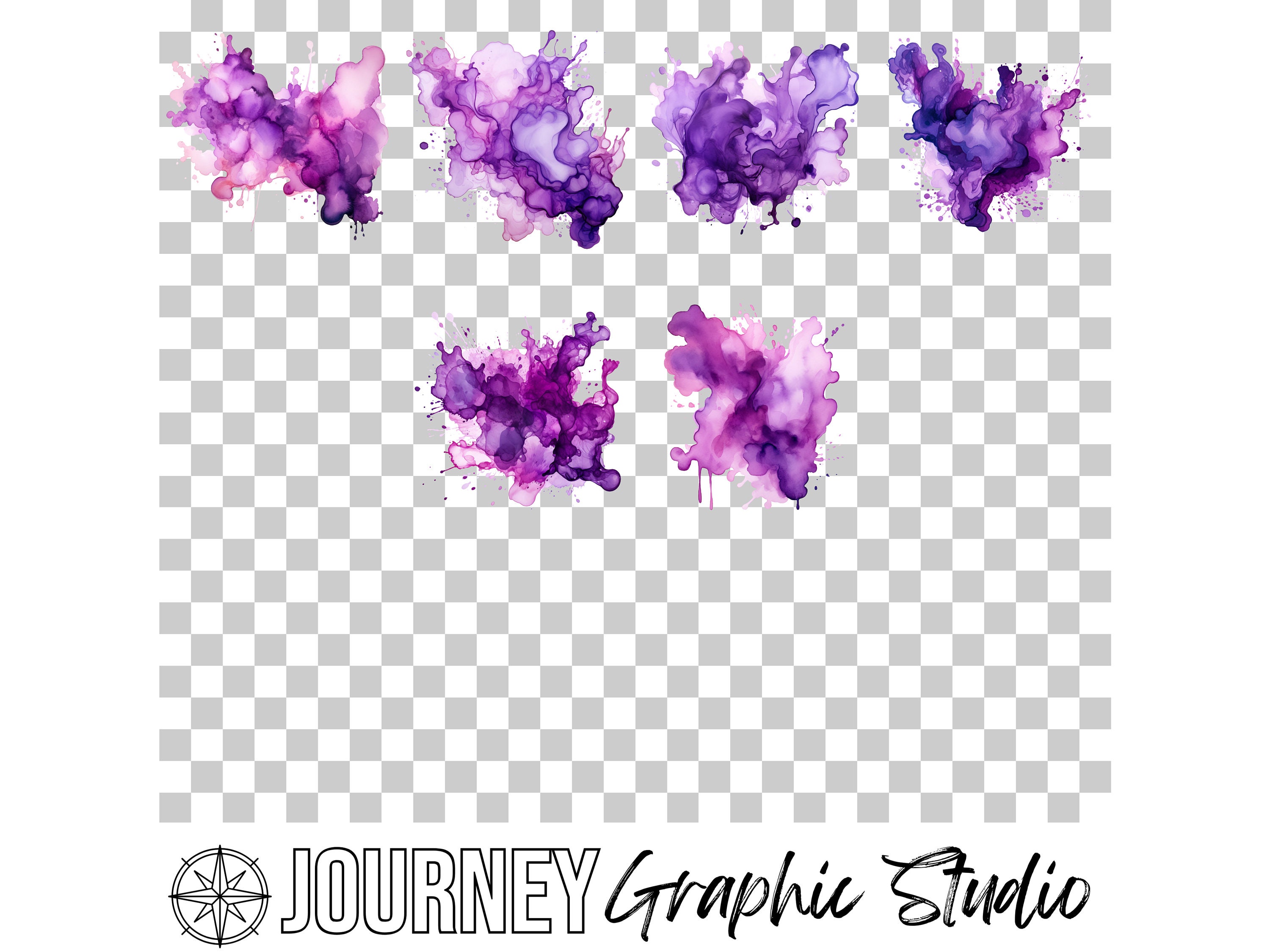 Watercolor Splash Clipart Bundle, Watercolor Clipart Bundle, Watercolor ...