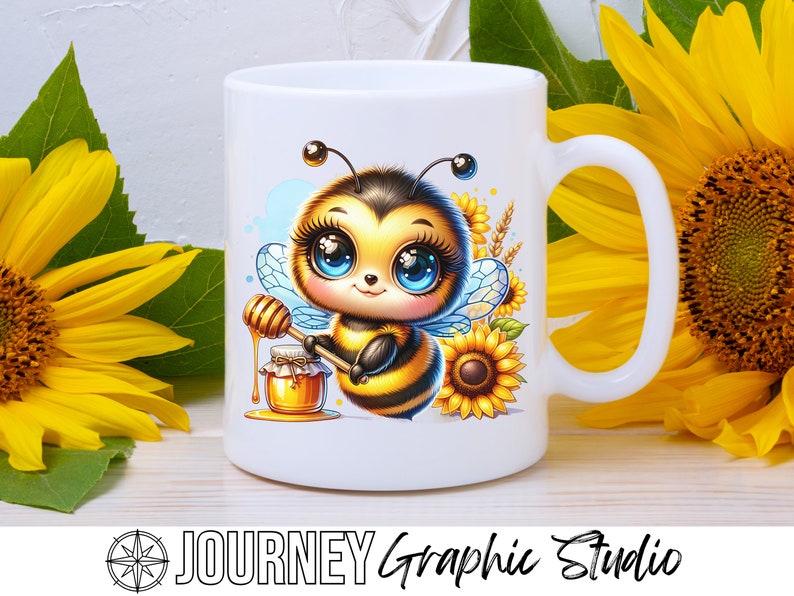 Bee Clipart Bundle, Cute Bee Clipart Bundle, Honeybee Clipart Bundle ...