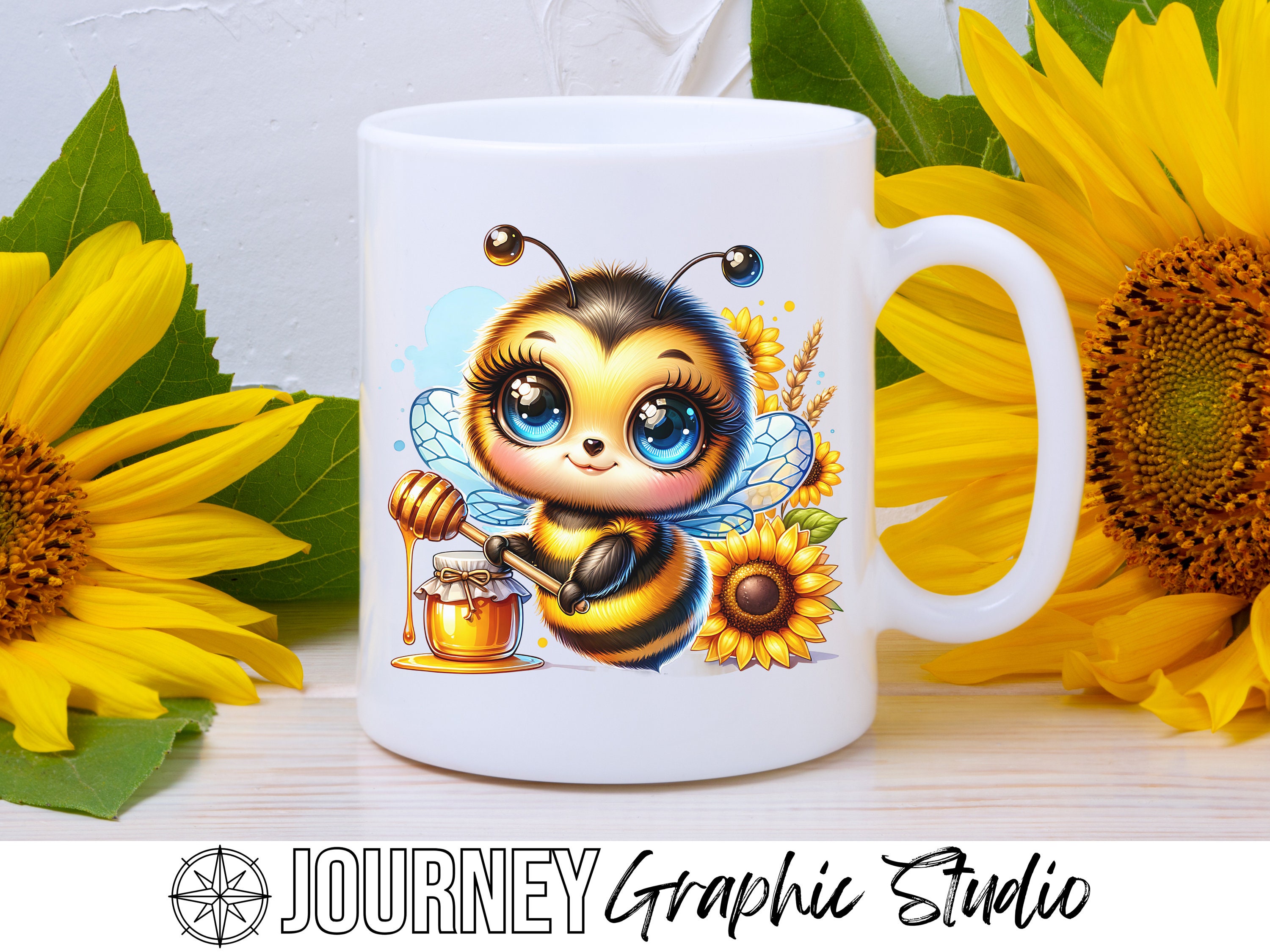 Bee Clipart Bundle, Cute Bee Clipart Bundle, Honeybee Clipart Bundle ...