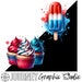 Patriotic Desserts Clipart Bundle, Popsicles Ice Cream Cupcakes Clipart ...