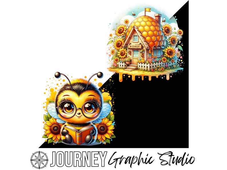 Bee Clipart Bundle, Cute Bee Clipart Bundle, Honeybee Clipart Bundle ...