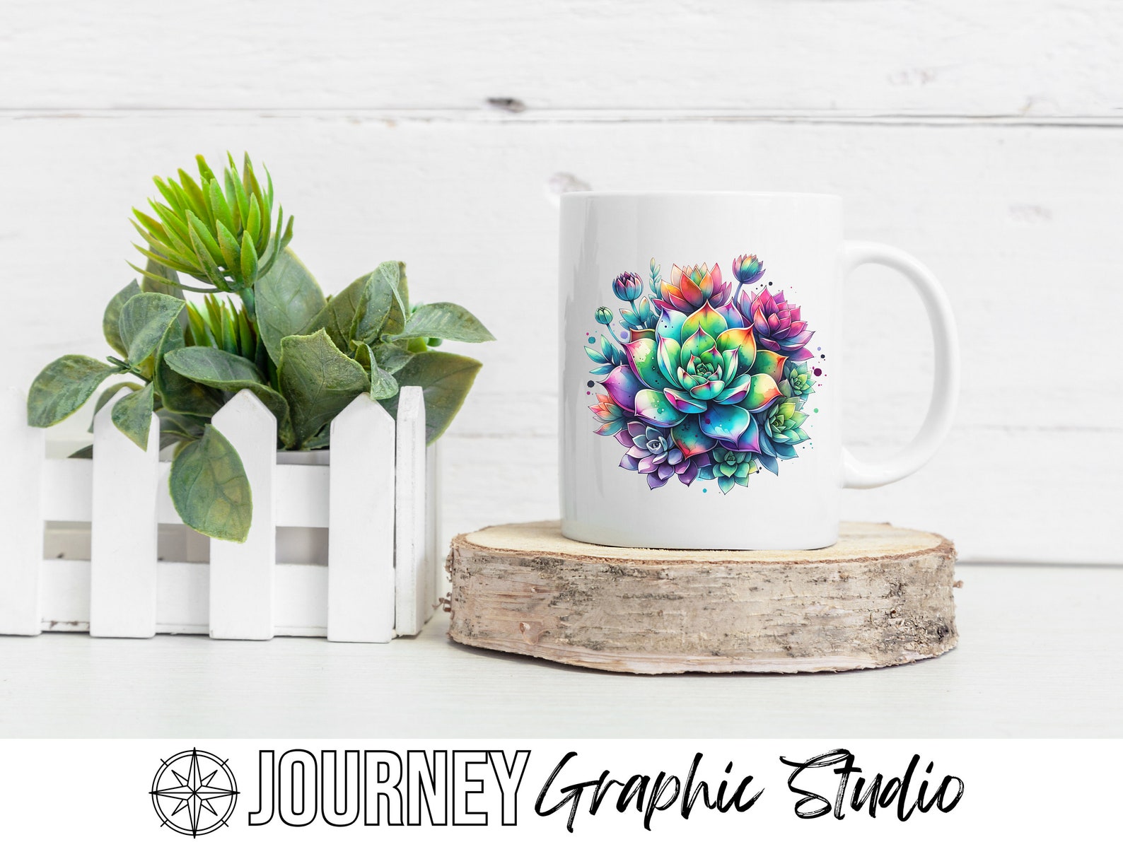 Succulent Clipart Bundle, Watercolor Succulents Clipart Bundle ...