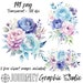 Floral Clipart Bundle Pastel Watercolor Clipart Bundle Pastel Floral ...