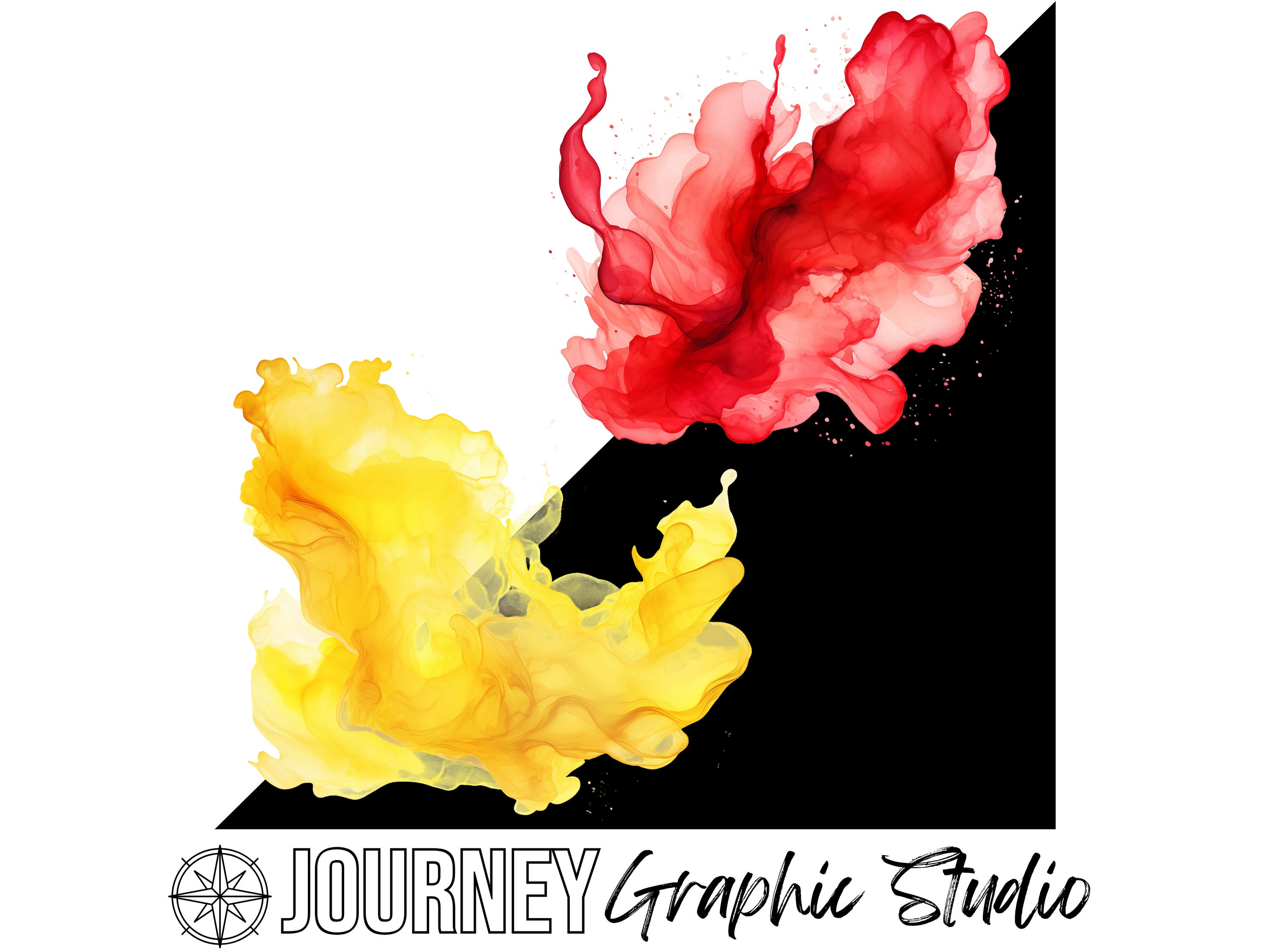 Watercolor Splash Clipart Bundle, Watercolor Clipart Bundle, Watercolor ...