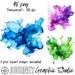 Watercolor Splash Clipart Bundle, Watercolor Clipart Bundle, Watercolor ...