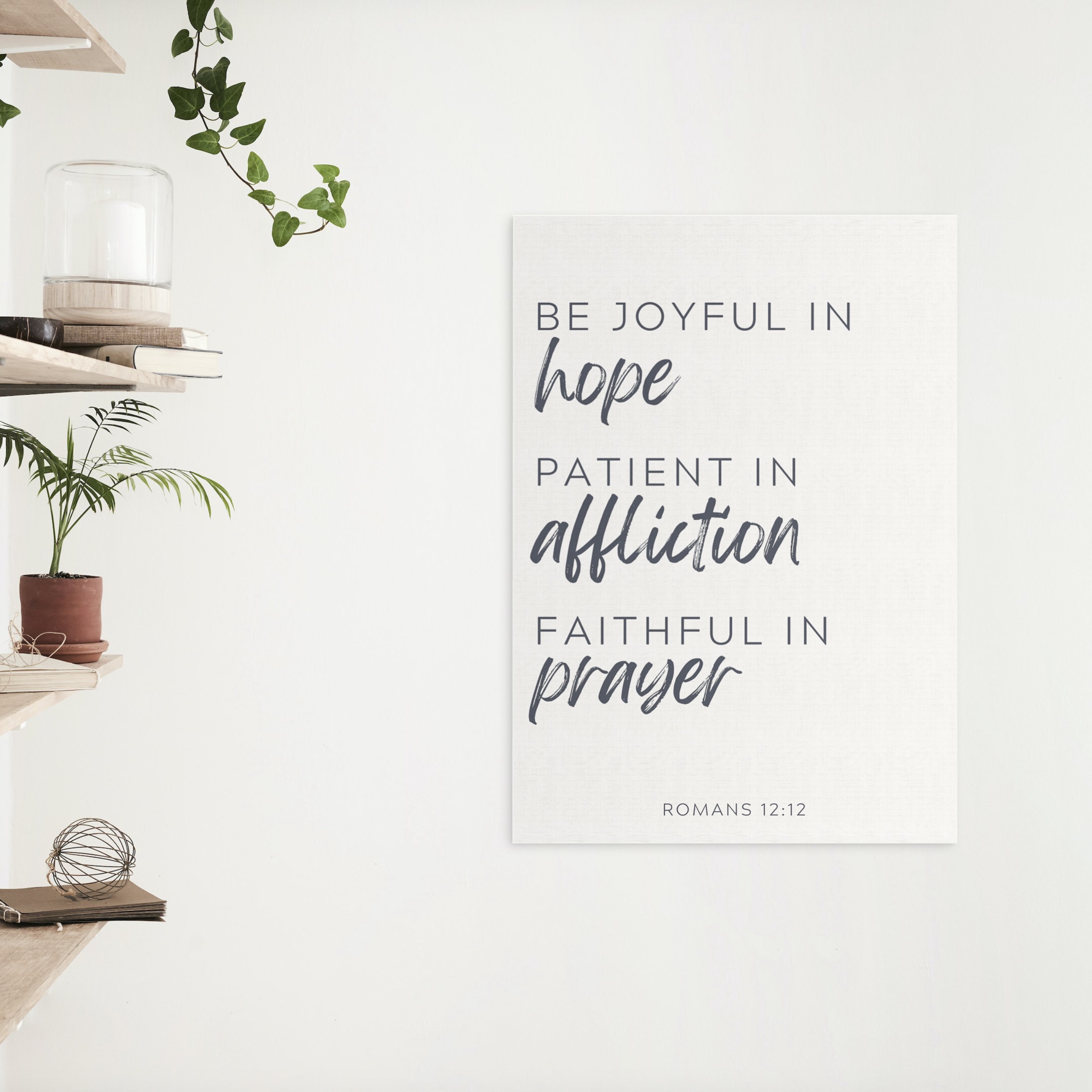 Printable Scripture Wall Art / Printable Bible Verse / Christian Wall ...