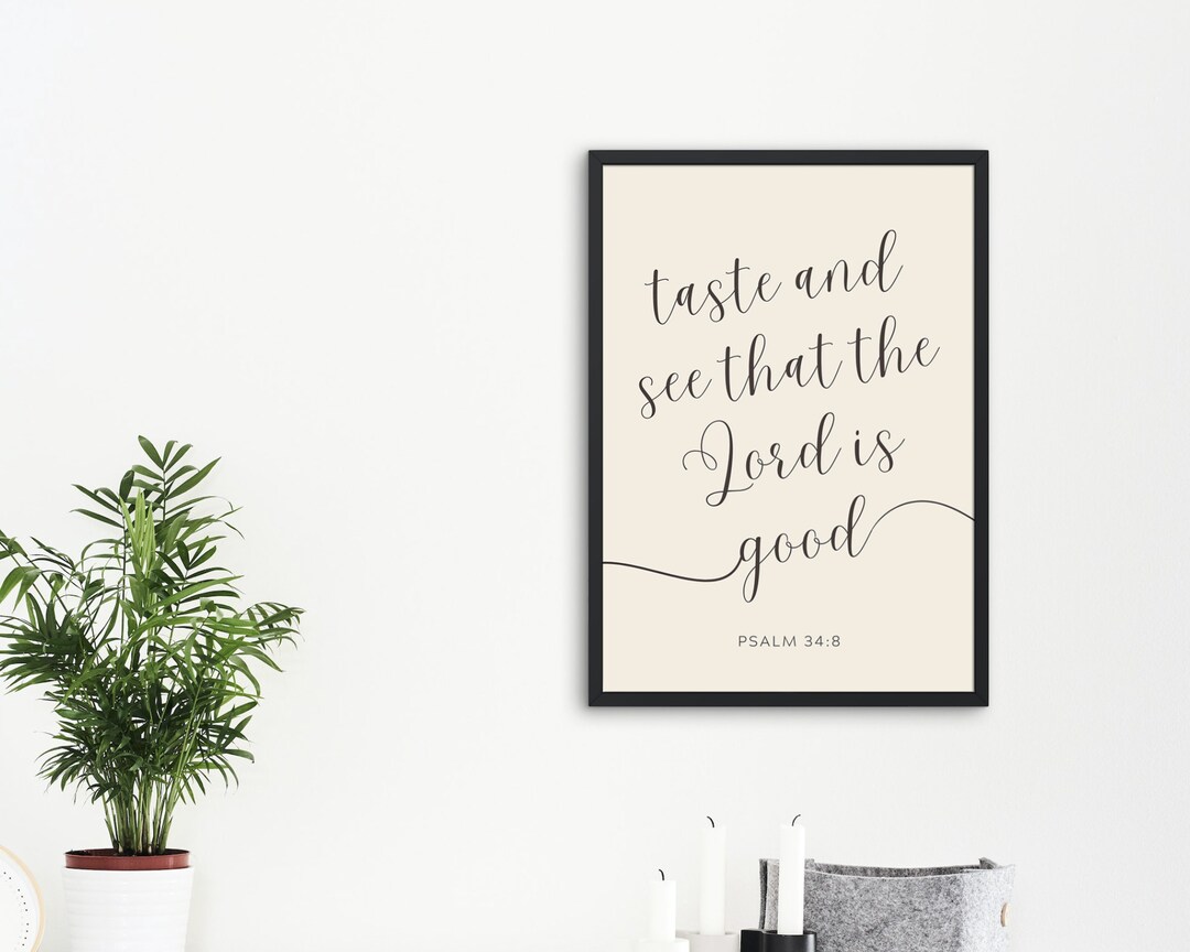 Scripture Wall Art / Bible Verse Print / Christian Wall Art / Christian ...