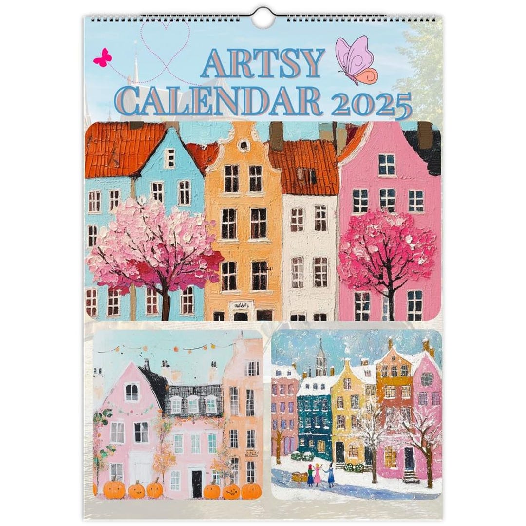 Artistic Magic Cities Calendar 2025 Gift Wall Calendars Best Gift A3 29 ...