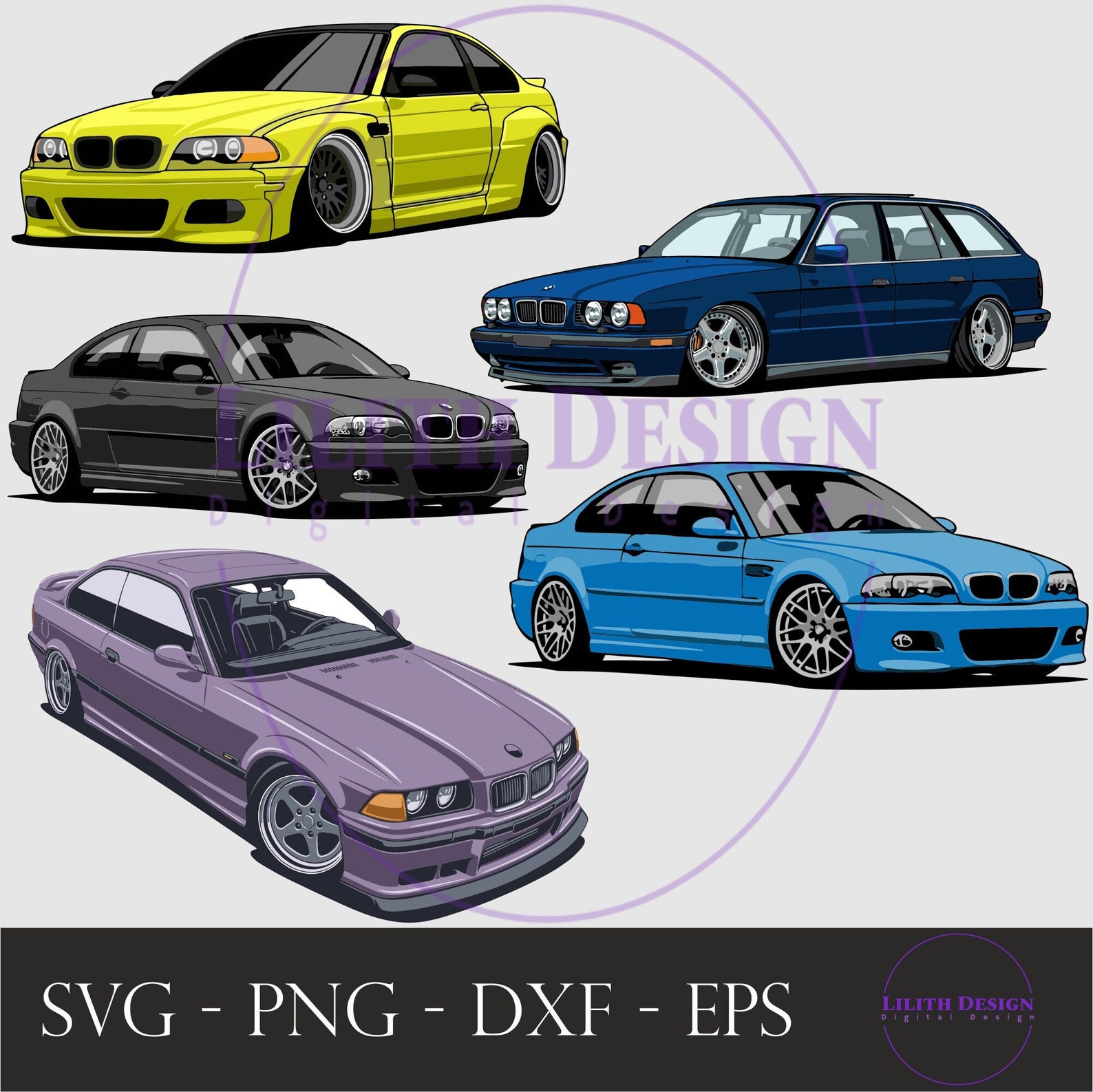 Bmw German Car Svg, Vector, Bmw Car Design, Car Svg, Car Bundle, Car ...