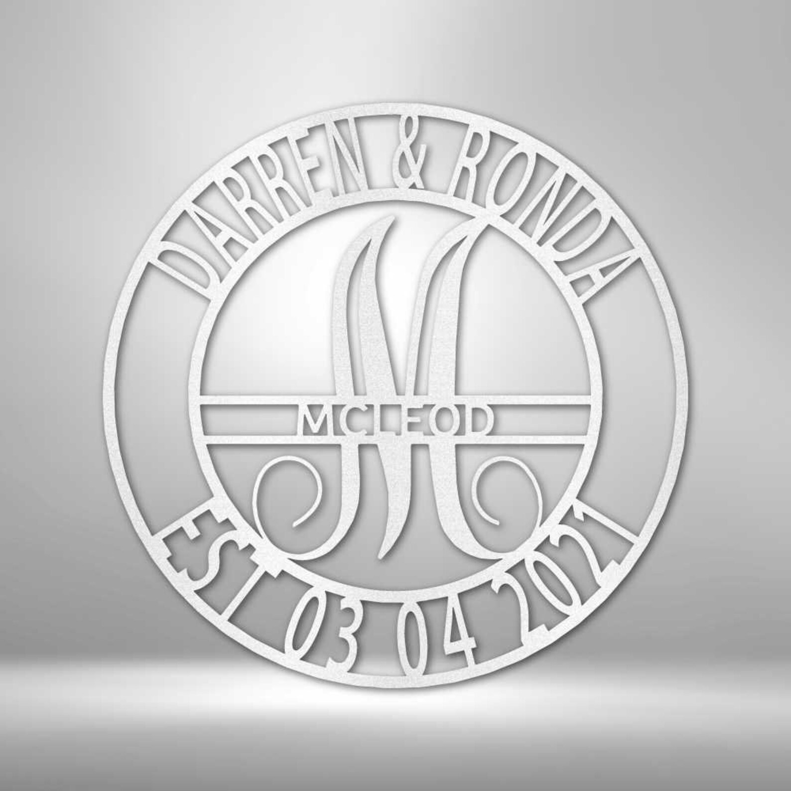 Elaborate Name - Steel Sign - Etsy