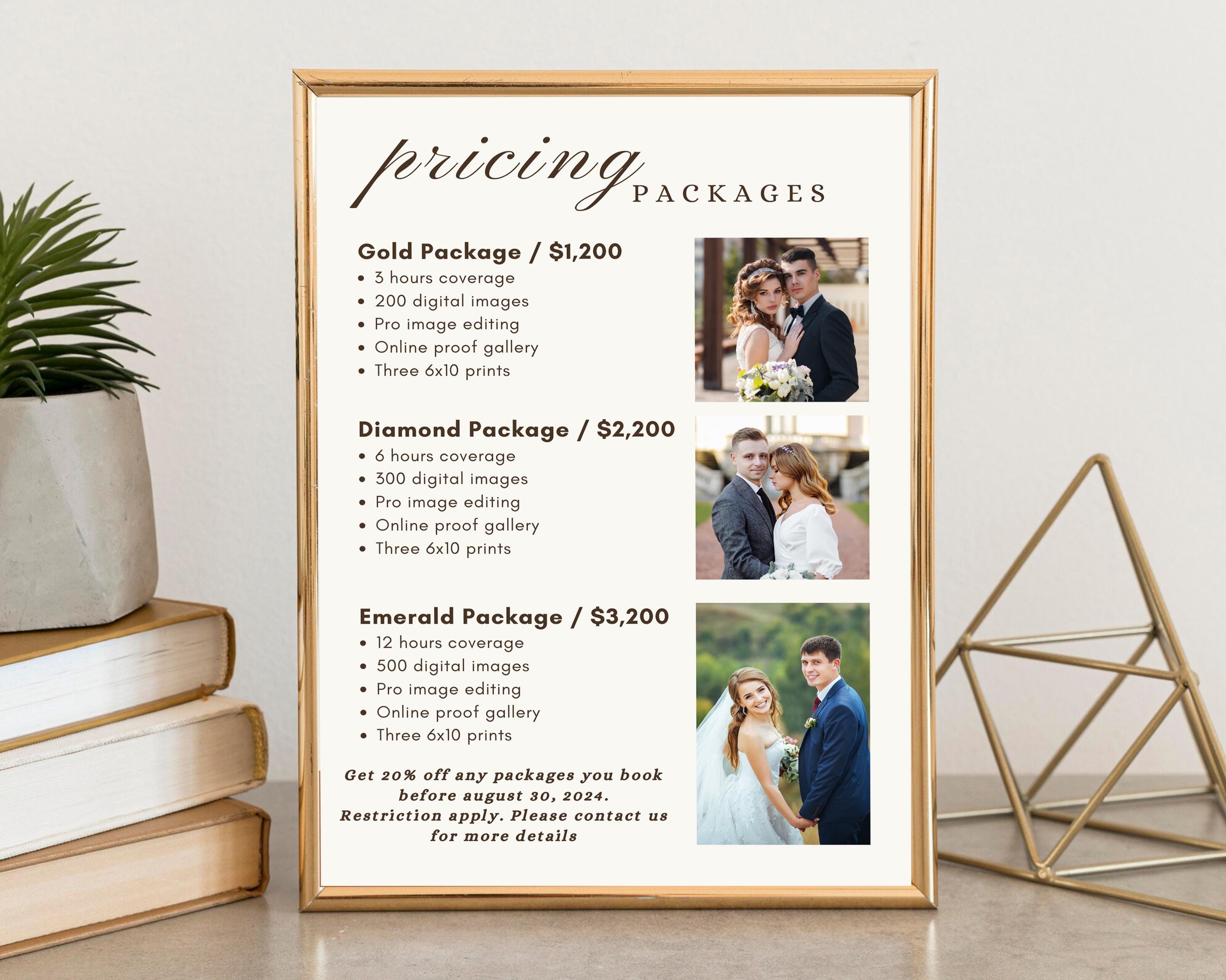 Editable Family Photoshoot Price List, Photography Pricing Guide Book ...