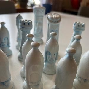 Duncan Mold Complete 32 Pc. Chess Set Medieval Style 1960s - Etsy