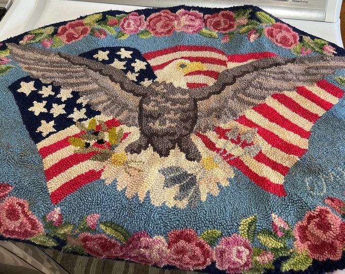 Vintage Wool Claire Murray “we Remember” Hooked Rug 36”x54” Nantucket ...