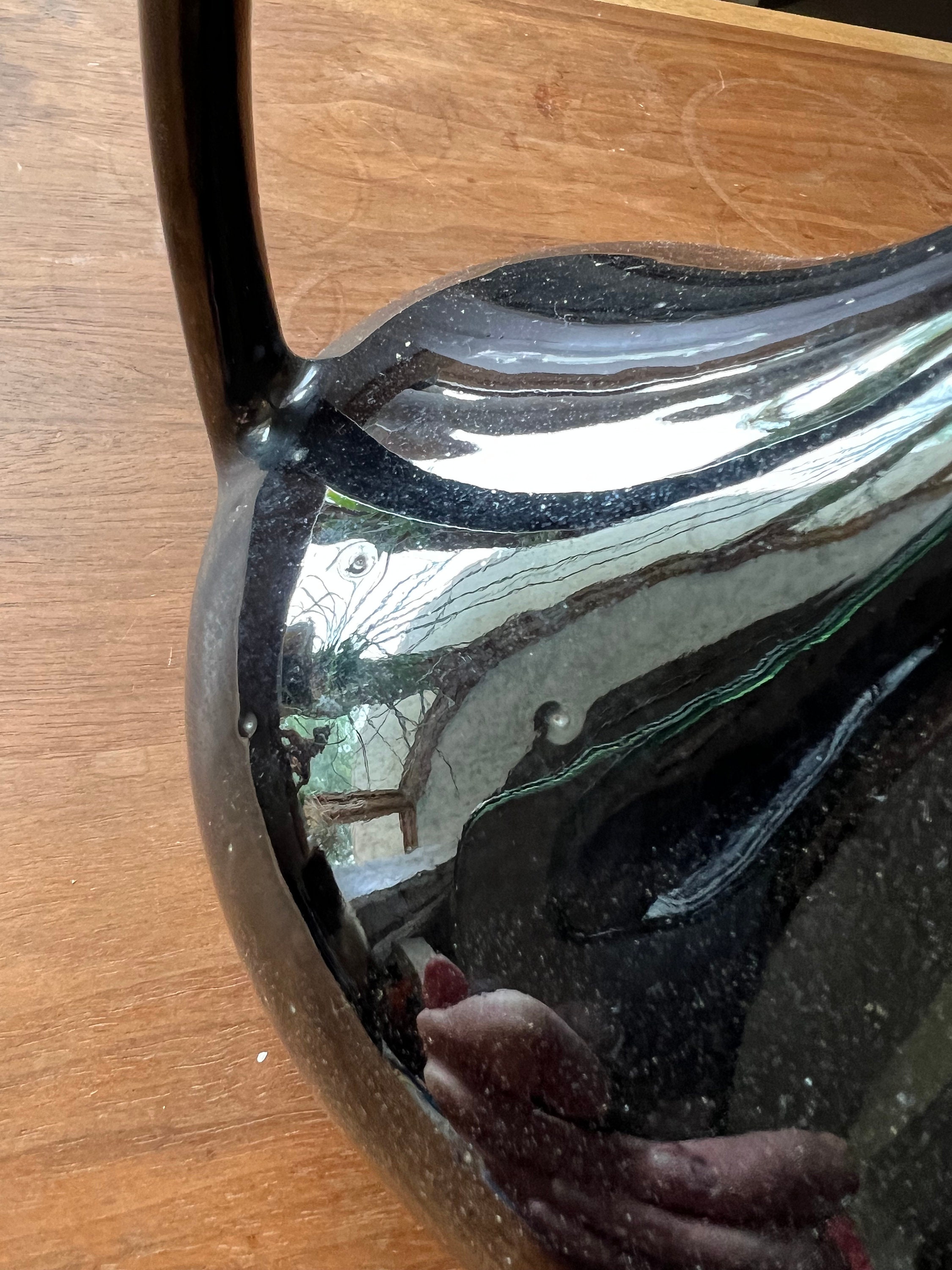 Dryden Pottery Black Vase/decanter Beautiful Antique - Etsy