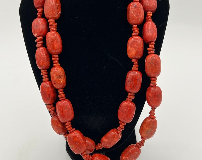 Red Jasper or Coral Necklace Jay King - Etsy