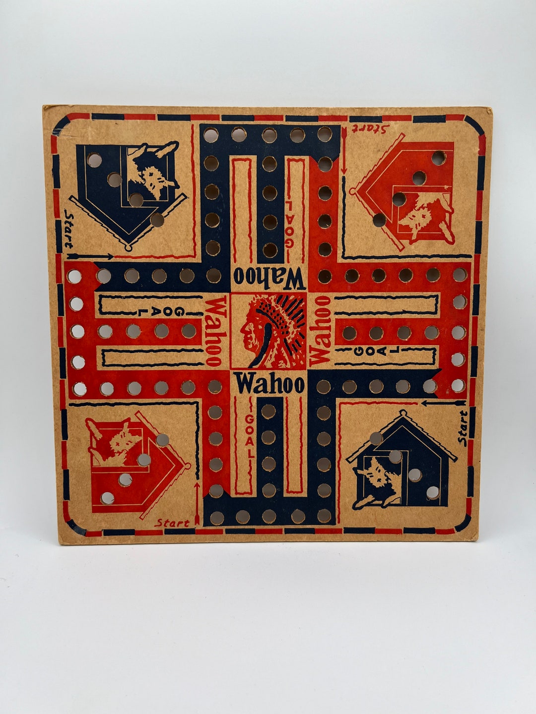 Wahoo Game Board by Mathco 1940s - Etsy