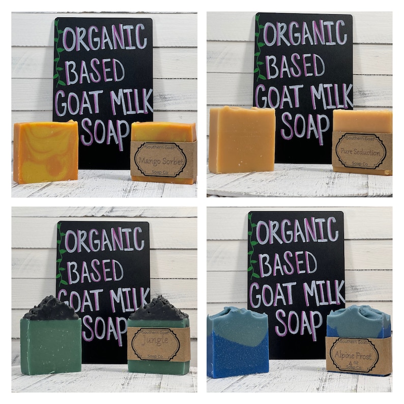 Handcrafted Goat Milk Soap for Hand, Face & Body, Organic Cold Process ...