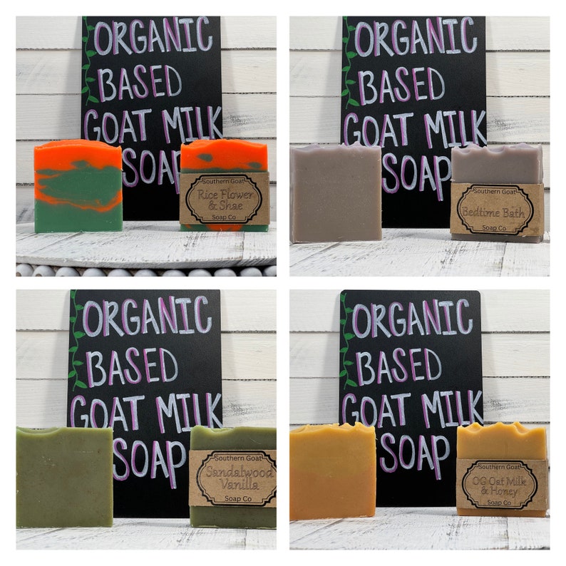 Handcrafted Goat Milk Soap for Hand, Face & Body, Organic Cold Process ...
