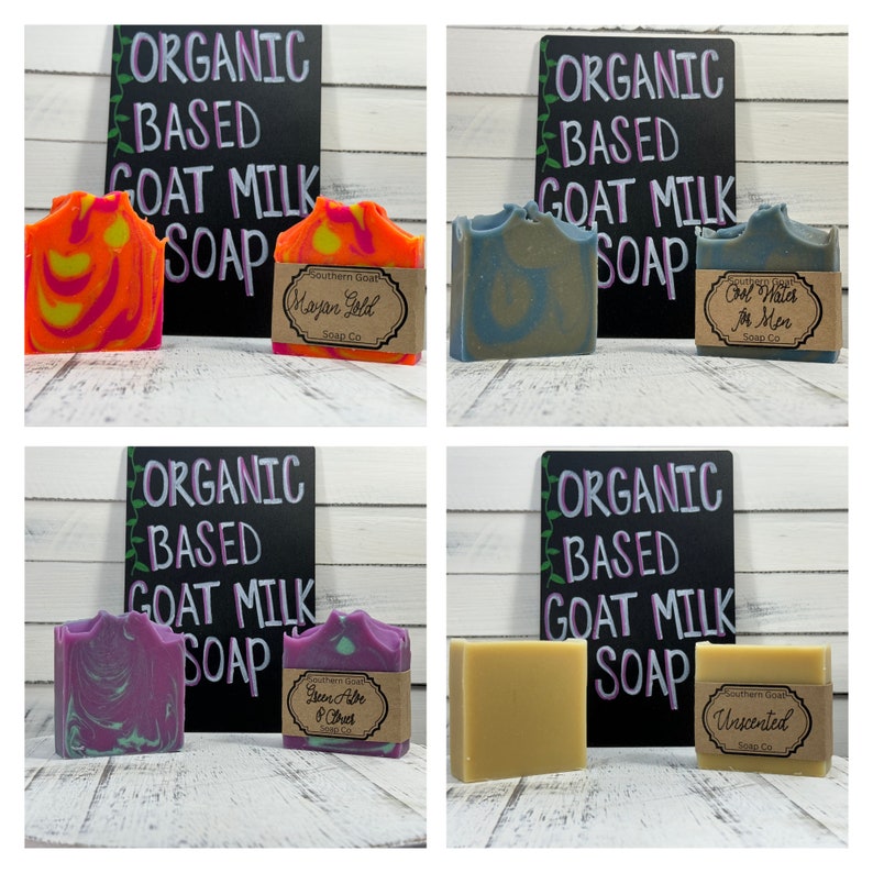 Handcrafted Goat Milk Soap for Hand, Face & Body, Organic Cold Process ...