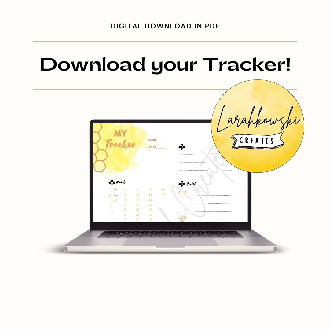 Bee Monthly Tracker - Etsy