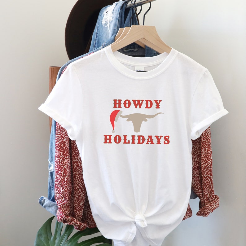 Howdy Holidays SVG & PNG Files, Western/country Christmas Aesthetic ...
