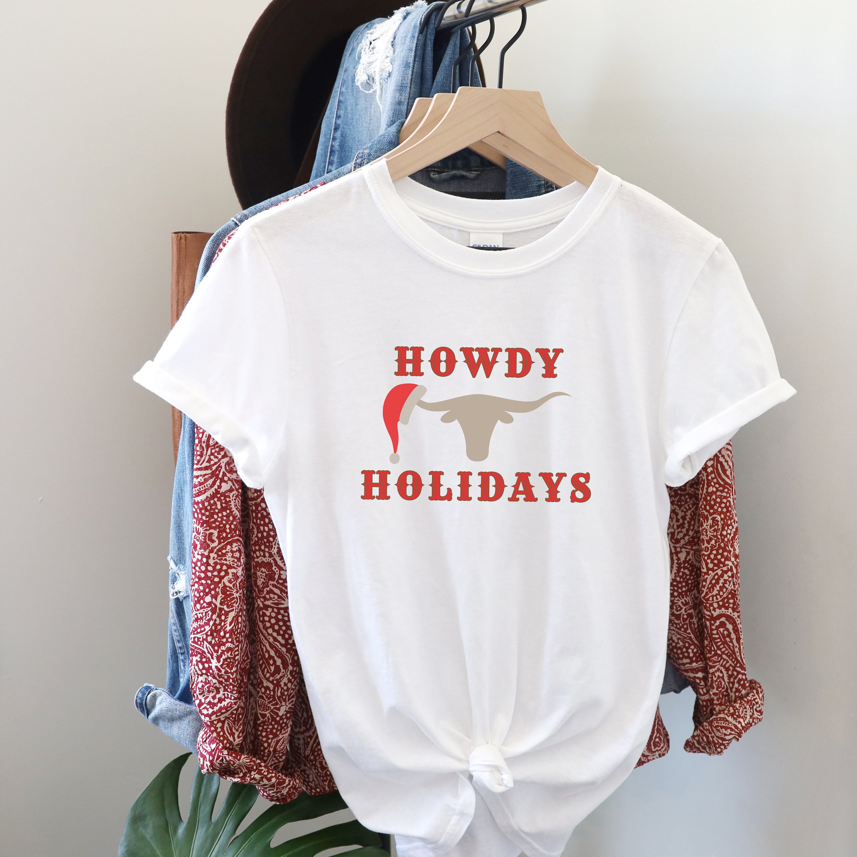 Howdy Holidays SVG & PNG Files, Western/country Christmas Aesthetic ...