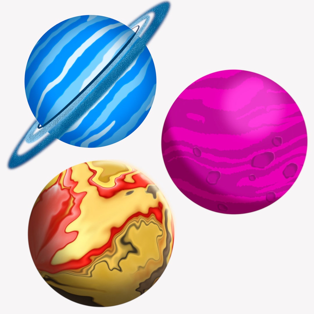 Planet STICKERS! Waterproof Sticker Paper Option, Many Designs to ...