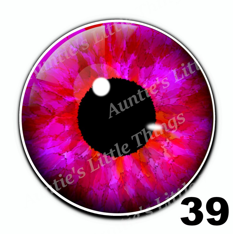 Eyeball Sticker SET of 2 Identical Eyes. Waterproof Option, Dragon Eye ...