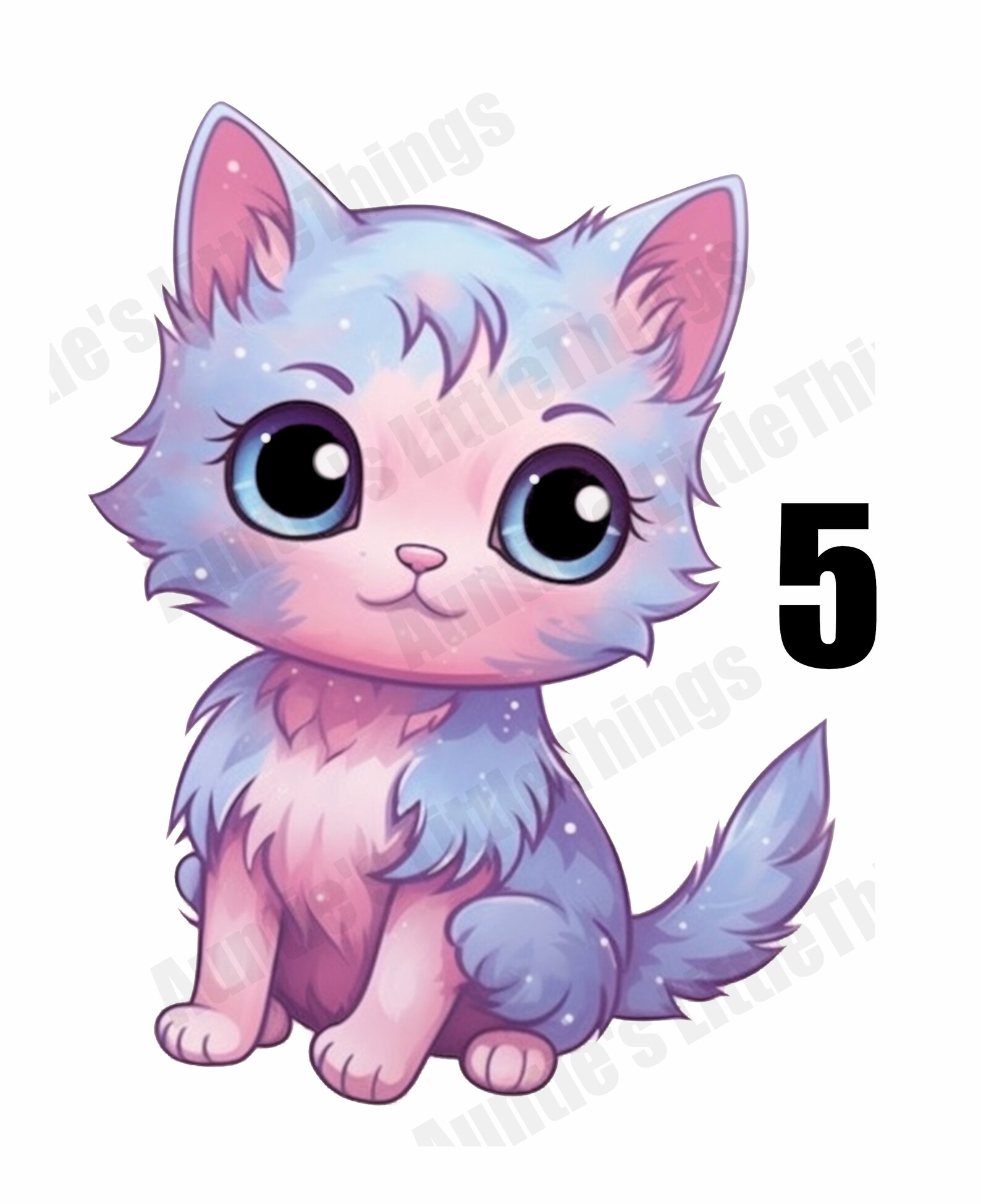 Cute Kitten Stickers Cat Stickers. Many Different Design Choices ...