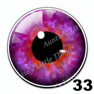 Eyeball Sticker SET of 2 Identical Eyes. Waterproof Option, Dragon Eye ...