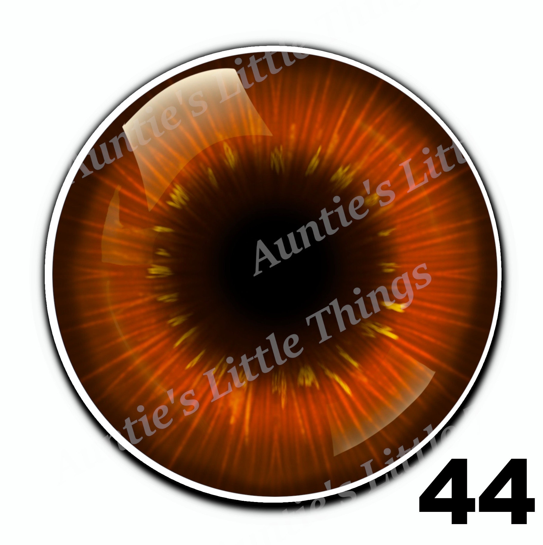 Eyeball Sticker SET of 2 Identical Eyes. Waterproof Option, Dragon Eye ...