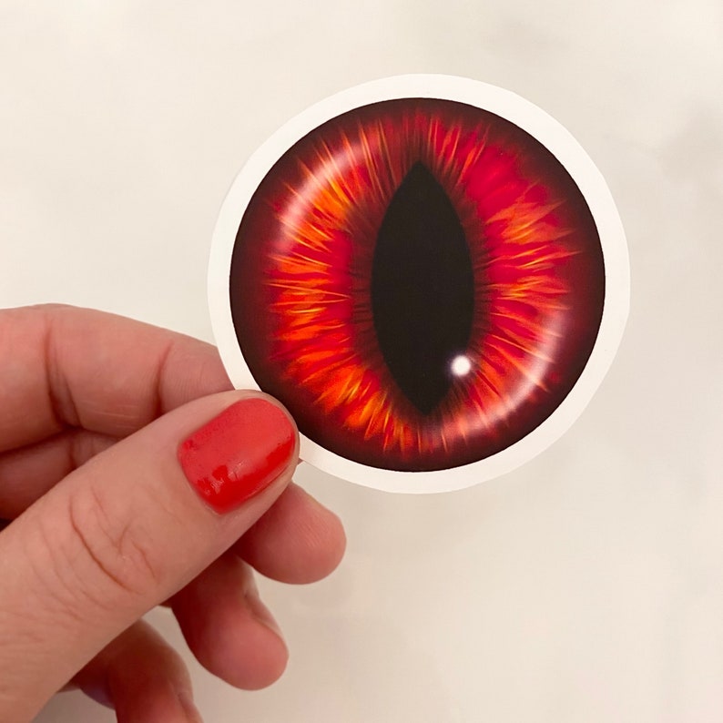 Eyeball Sticker Set, Unique Eye Decals, Waterproof Option - Etsy