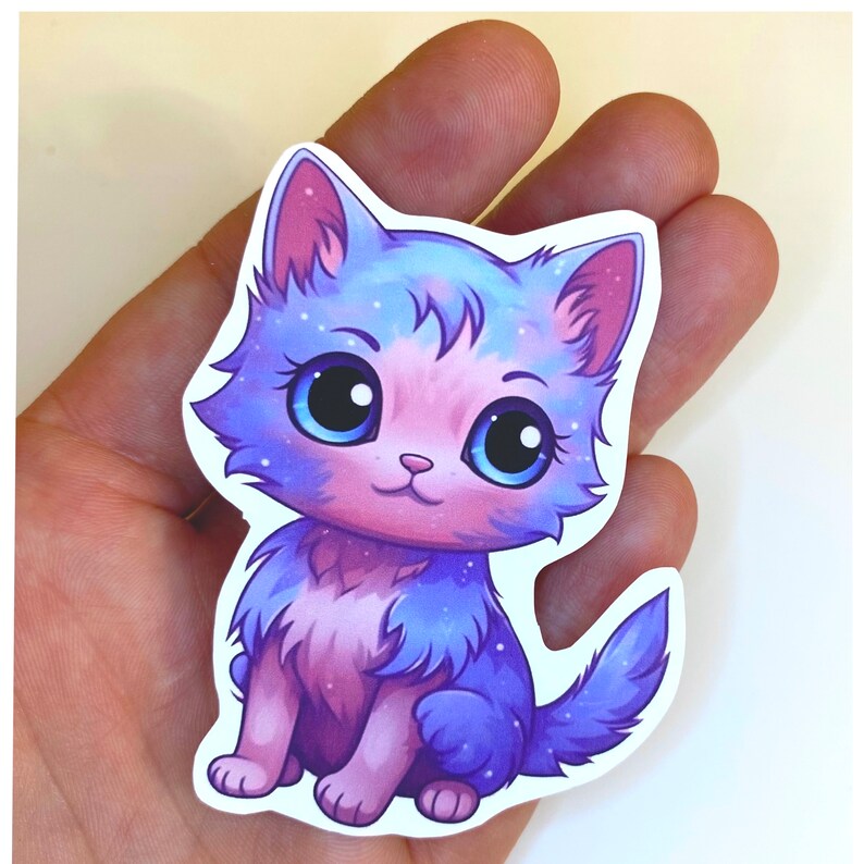 Cute Kitten Stickers Cat Stickers. Many Different Design - Etsy